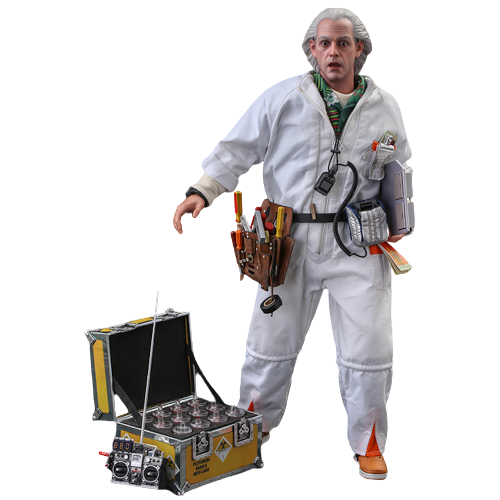Dr. Emmet Brown Deluxe 1/6 - Back to the Future Part I Hot Toys ...